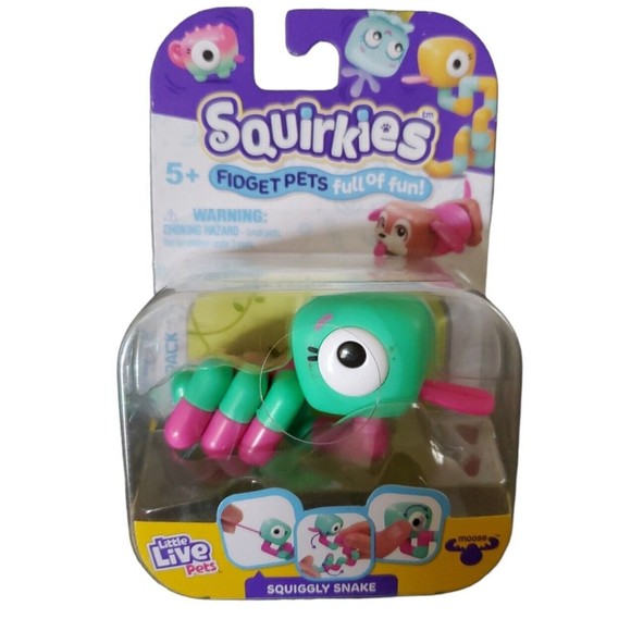 Toys | Little Live Pets Squirkies Squiggly Snake Green Fidget 222 New ...